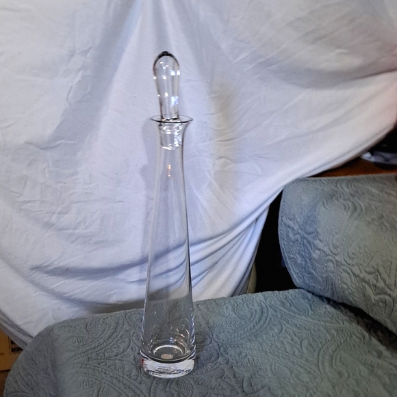vintage decanter | Accents | Vintage Crystal Clear Decanter With ...